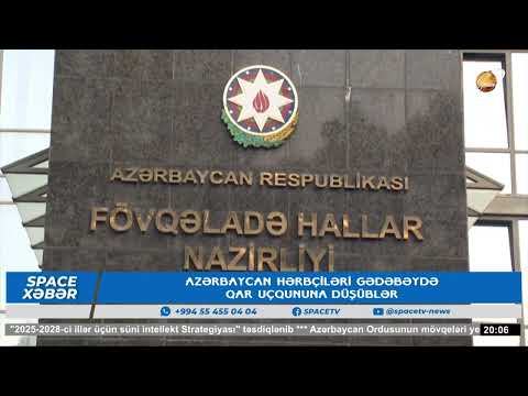 Azərbaycan hərbçiləri Gədəbəydə qar uçqununa düşüblər