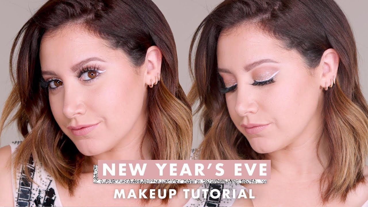 My New Year’s Eve Makeup Tutorial | Ashley Tisdale - YouTube