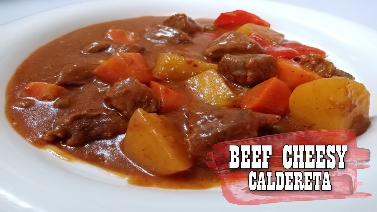Beef Cheesy Caldereta | Liza Pabico Julhusin | JL Foodhaus - YouTube