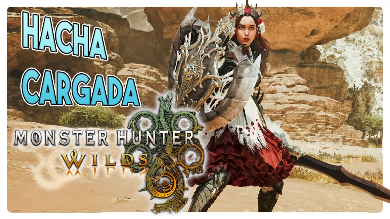 MONSTER HUNTER WILDS - La Hacha Cargada ta´chuli, pero hay armadura ...