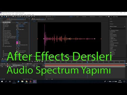 After Effects Dersleri | Audio Spectrum Nasıl Yapılır ?