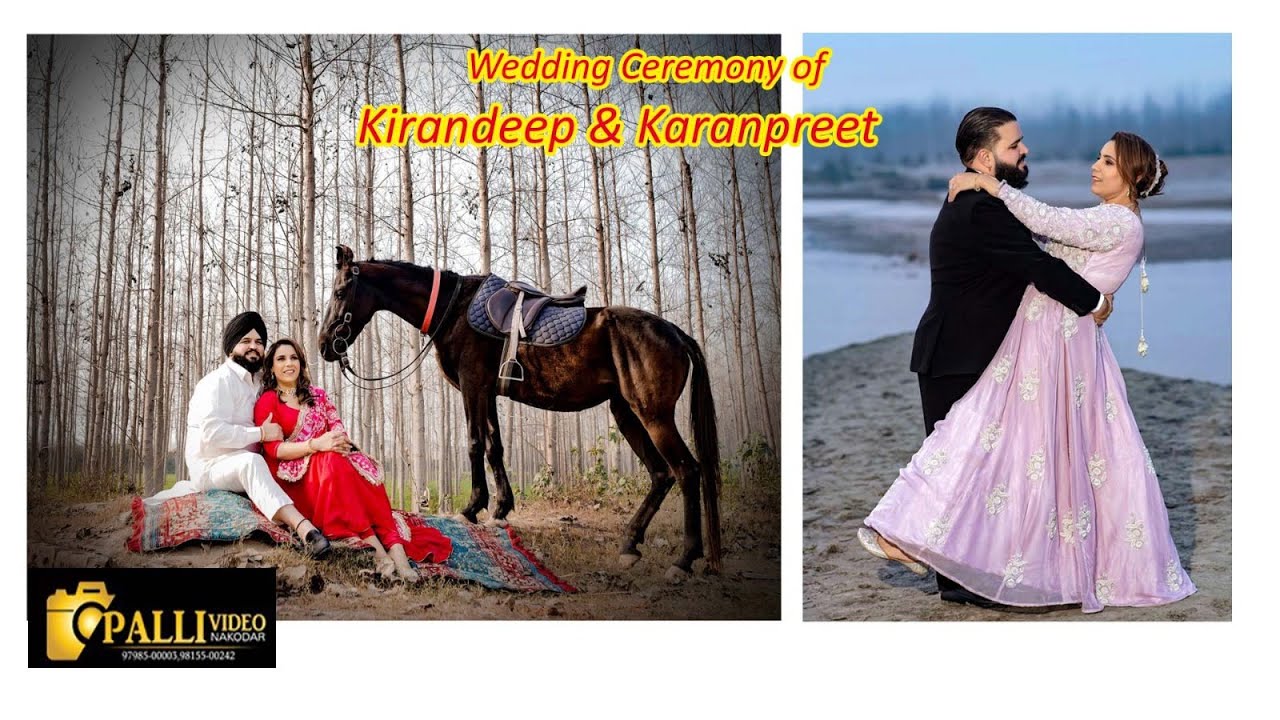 LIVE. WEDDING OF KIRANDEEP WITH KARANPREET PALLI STUDIO MOB-9815500242 ...