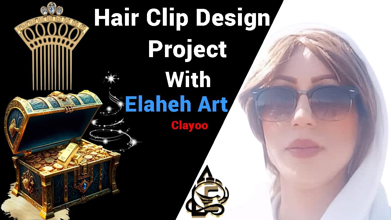 How to make Hair Clip with Software Matrix 9 jewellery design CAD ...