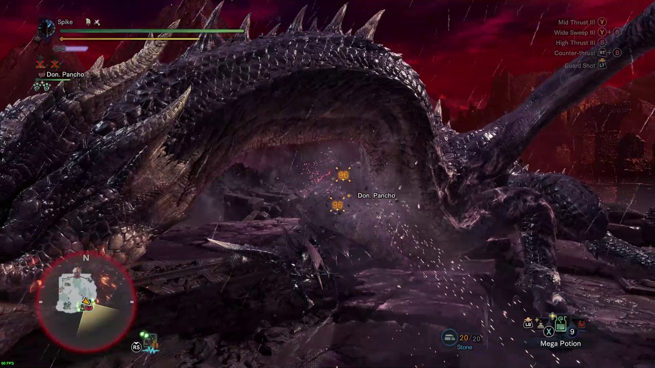 MONSTER HUNTER WORLD, FATALIS, LANCE SOLO - YouTube