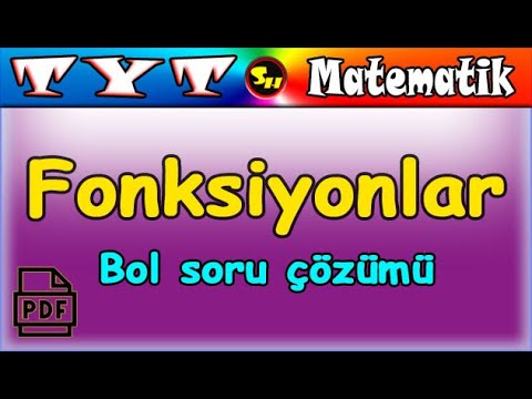 Fonksiyonlar + (PDF) TYT Matematik