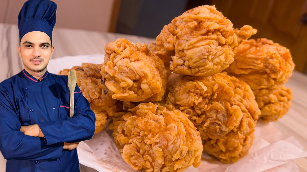 KFC Chicken Recipe By Chef M Afzal|KFC Style Fried Chicken|Crispy ...