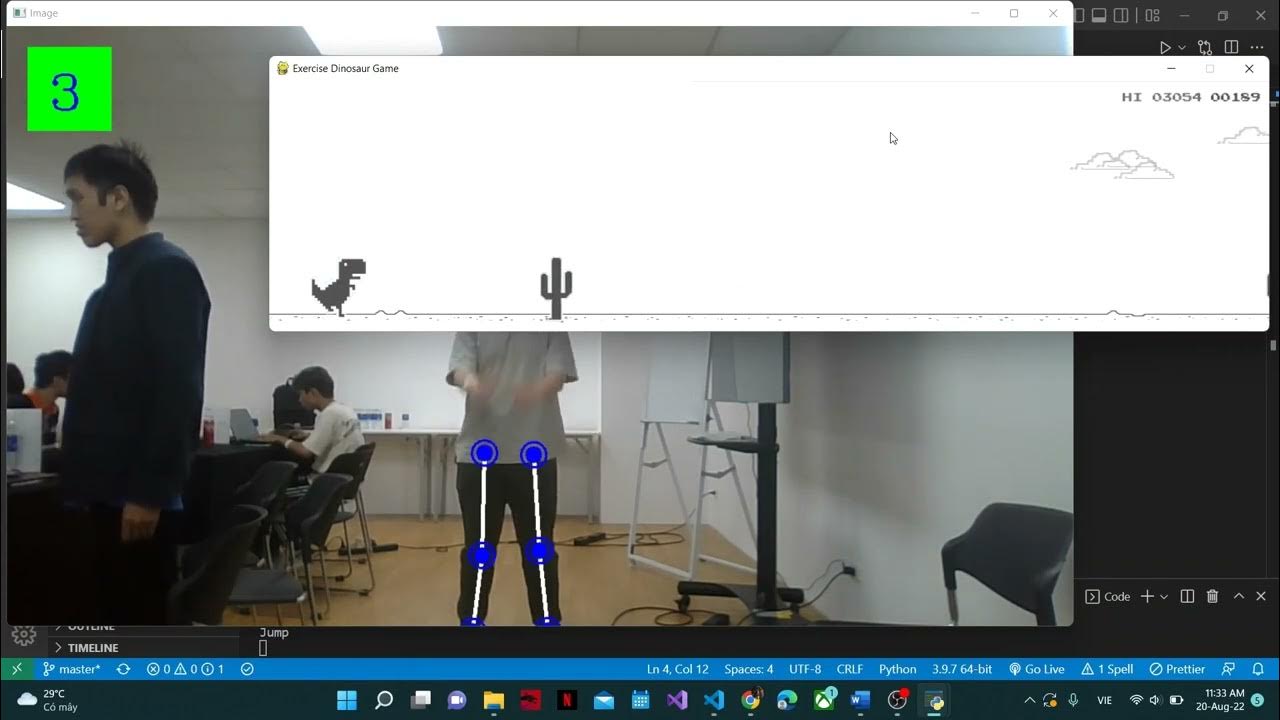 Exercise Pose Tracking Game | Computer Vision, Pose Detection, Python ...