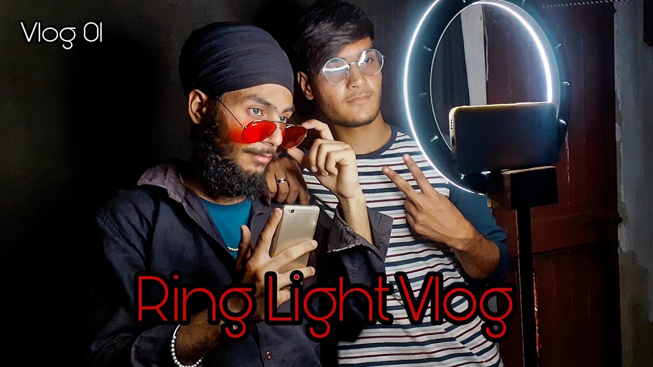 Ring Light Vlog 01 | Black Screen | First Vlog Video | Trending Insta ...