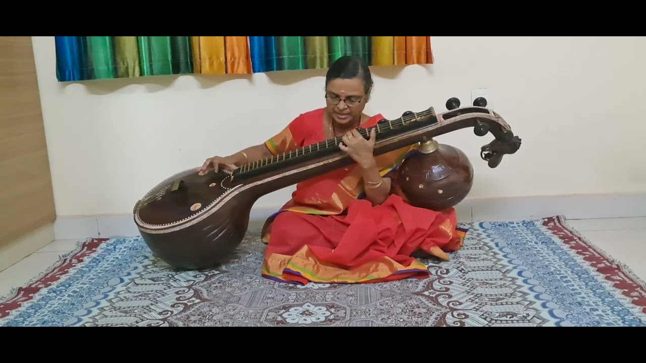 Bramaramba Astakam play along with veena - YouTube