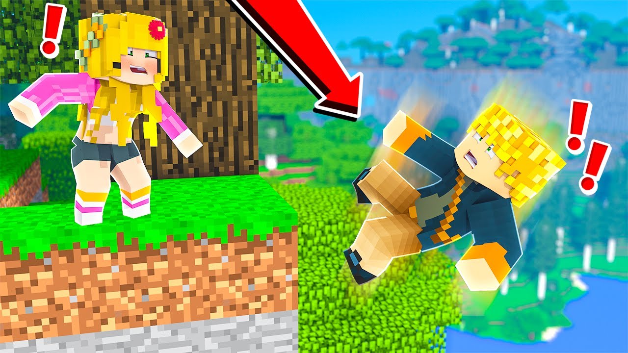 EMPURREI O LOPERS DO ALTO DE UM PENHASCO NO MINECRAFT - YouTube