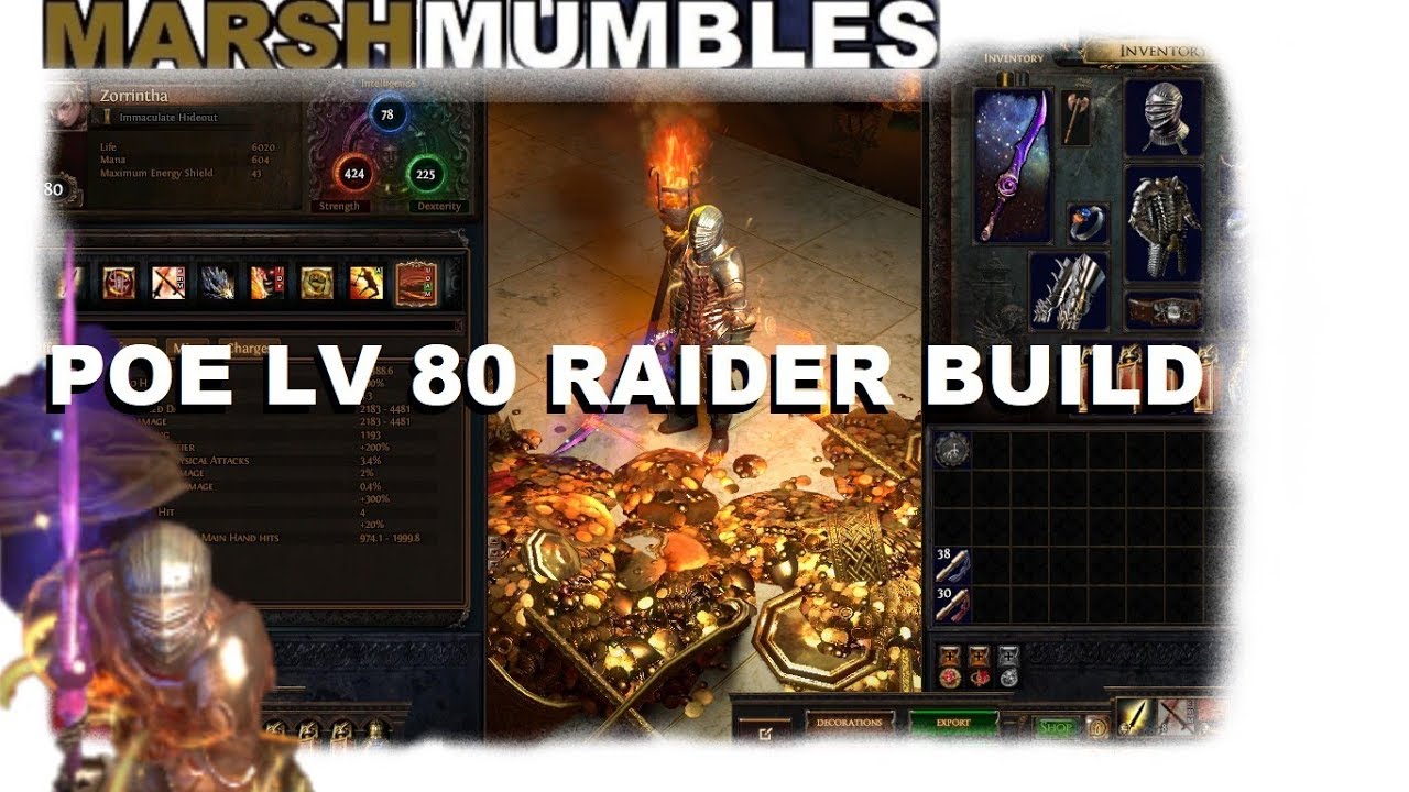 POE - Marsh's Cyclone Raider Build - Betrayal 2019 - YouTube