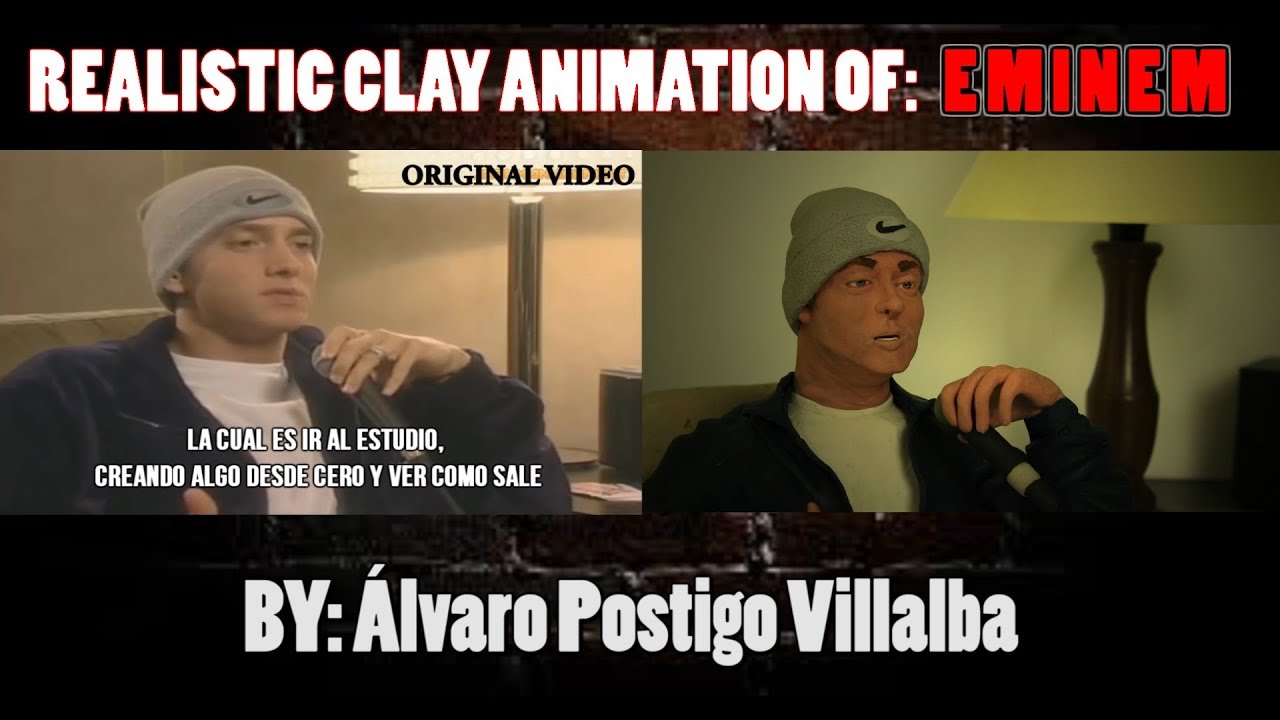 Realistic clay animation of EMINEM (STOP-MOTION). - YouTube