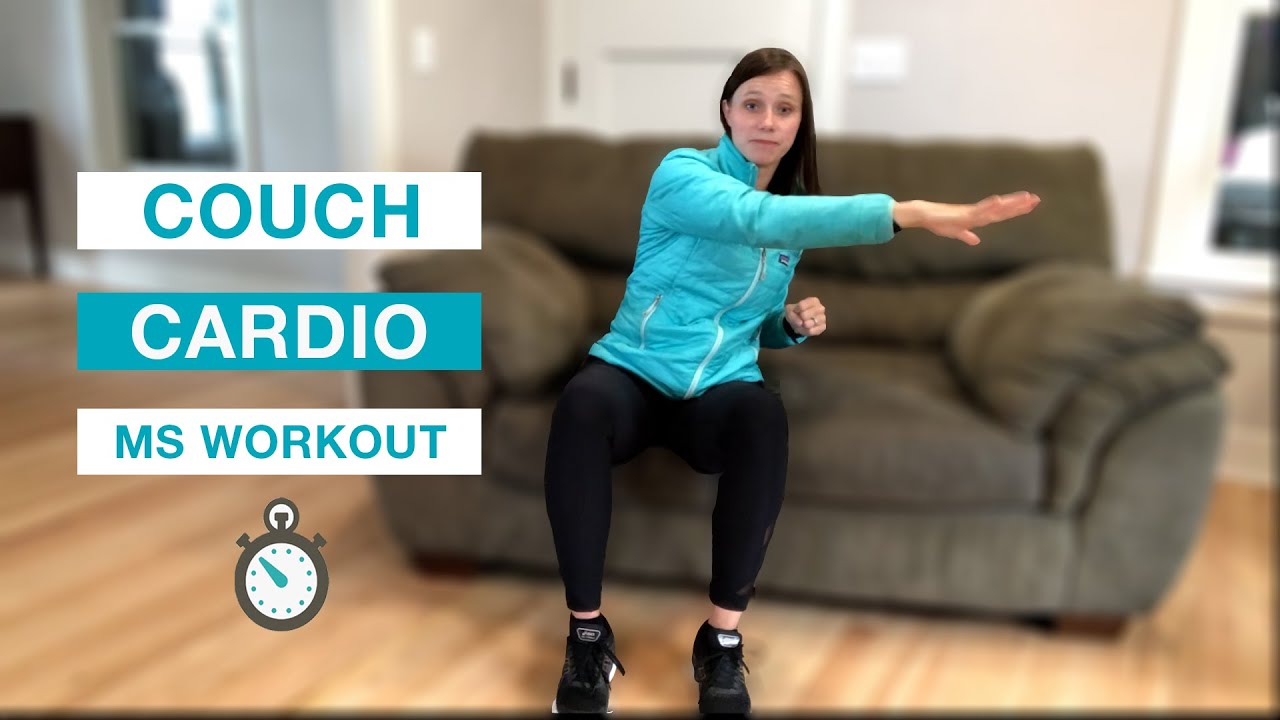 Cardio Exercises You Can Do From Your COUCH! | Seated MS Workout | Mood ...