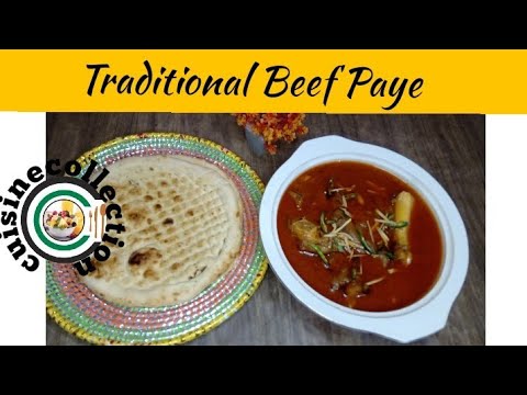 How to make traditional beef Paye / cow trotters recipe by cuisine ...