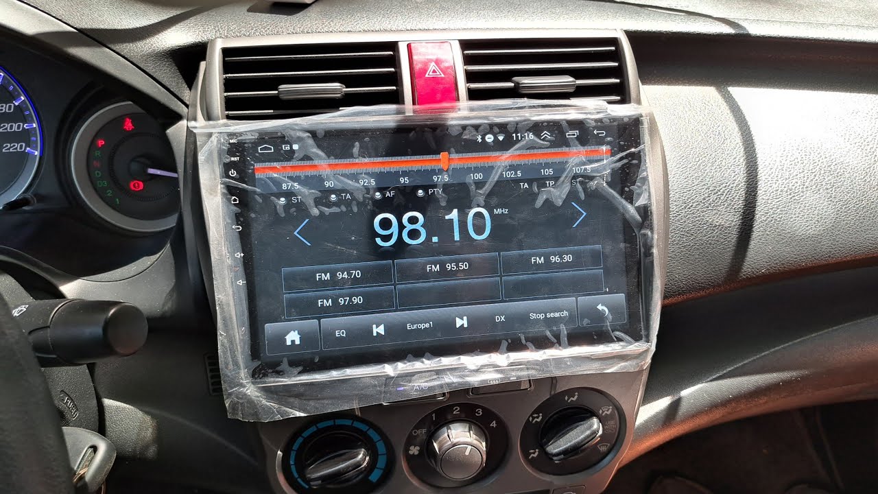UPGRADING HONDA CITY 2013 HEADUNIT 10 INCH ANDROID 13 TOUCH ...
