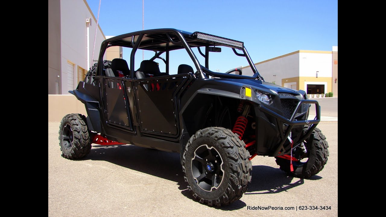 Flat Black Custom RideNow Peoria Signature Series Polaris RZR 4 XP 900 ...