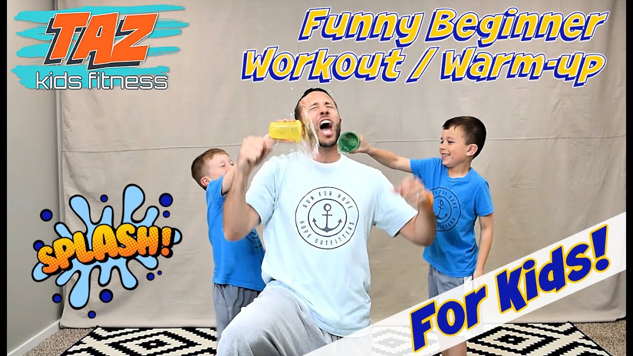 Fun Kids Fitness Workout! BEGINNER / WARM-UP EDITION! (PE and Family ...