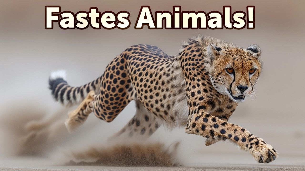 Top 5 Fastest Animals on Earth! #animals #wildlife - YouTube