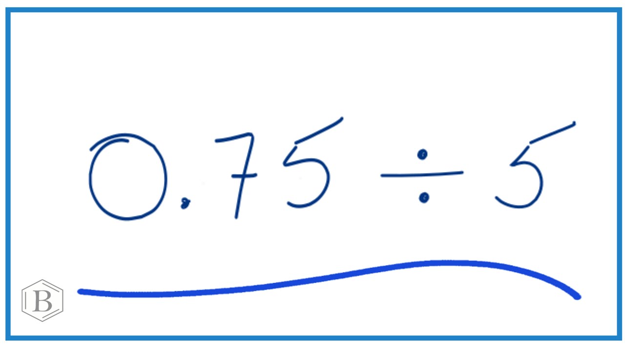 How To Divide 0 75 By 5 0 75 5 YouTube