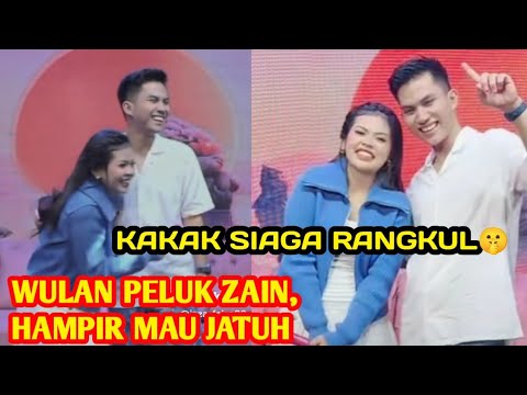 WULAN PELUK ZAINUL 🔥 Hampir Mau Jatuh Si Zain Sigap Rangkul 🤫 - YouTube