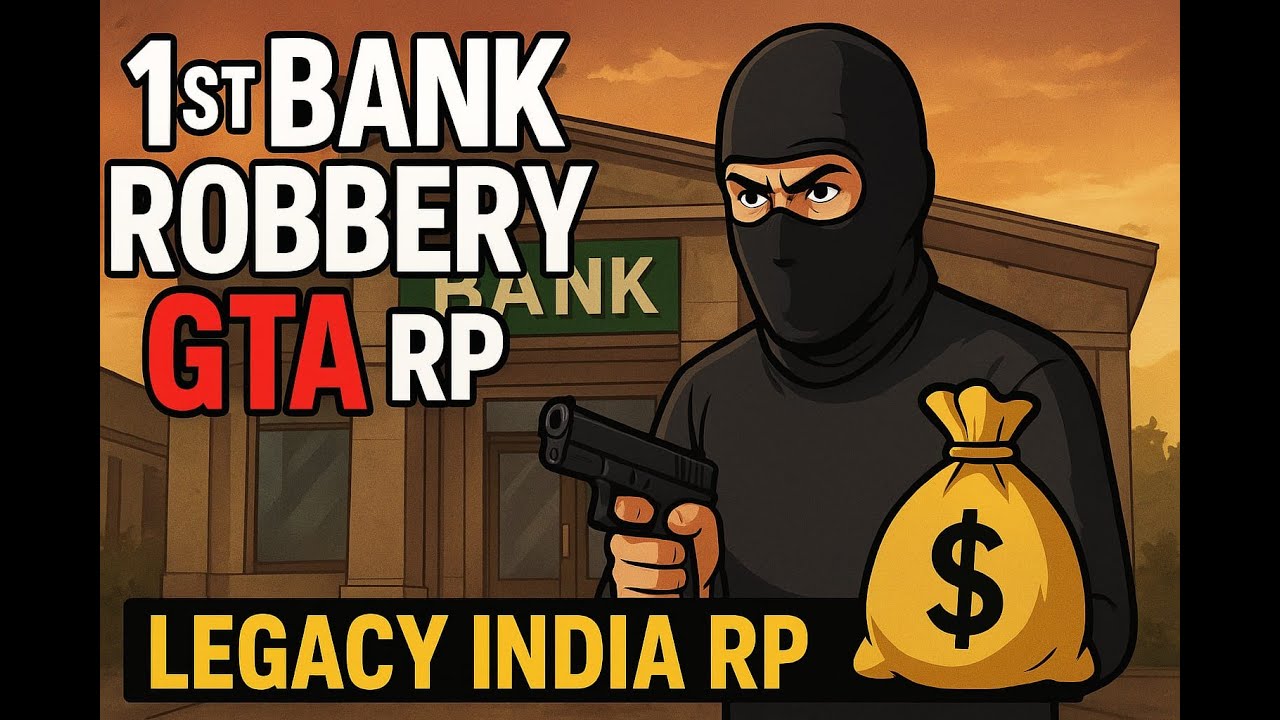 1ST ROBBERY IN GTA RP | LEGACY RP INDIA Live🔴 - YouTube