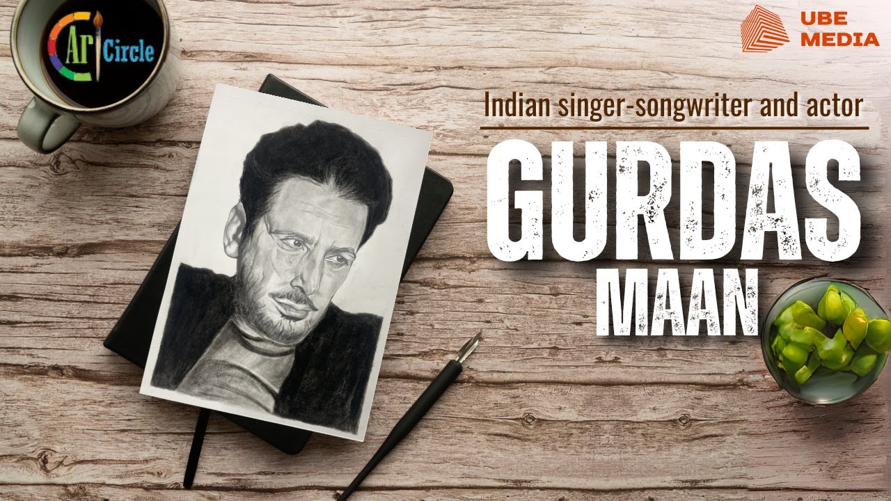 Sketching Gurdas Maan: A Tribute to the Legendary Artist - YouTube