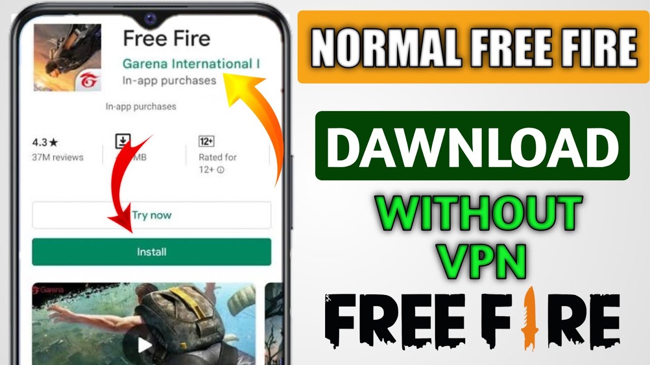 HOW TO NORMAL FREE FIRE DAWNLOAD | NORMAL FREE FIRE KAISE DAWNLOAD KARE ...