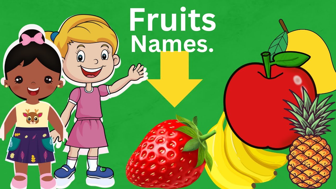Fruit Names in English|| learning fruit names || kids video || Learn ...