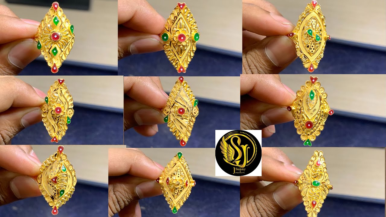 Latest Light Weight Gold Ring with weight and price | 4 Grams Beautiful ...