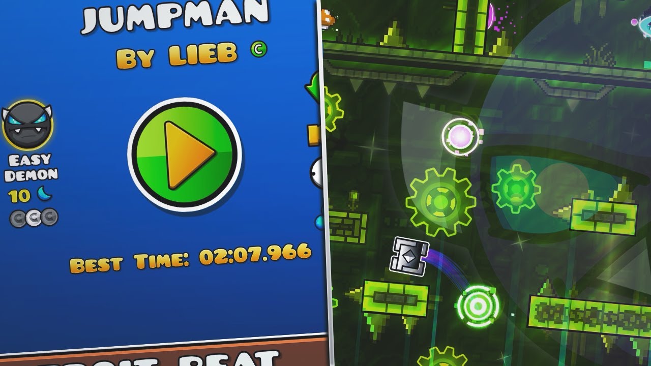 (PLAT.) | Geometry Dash [2.2] "JUMPMAN" 100% (Easy Demon) by LIEB ...
