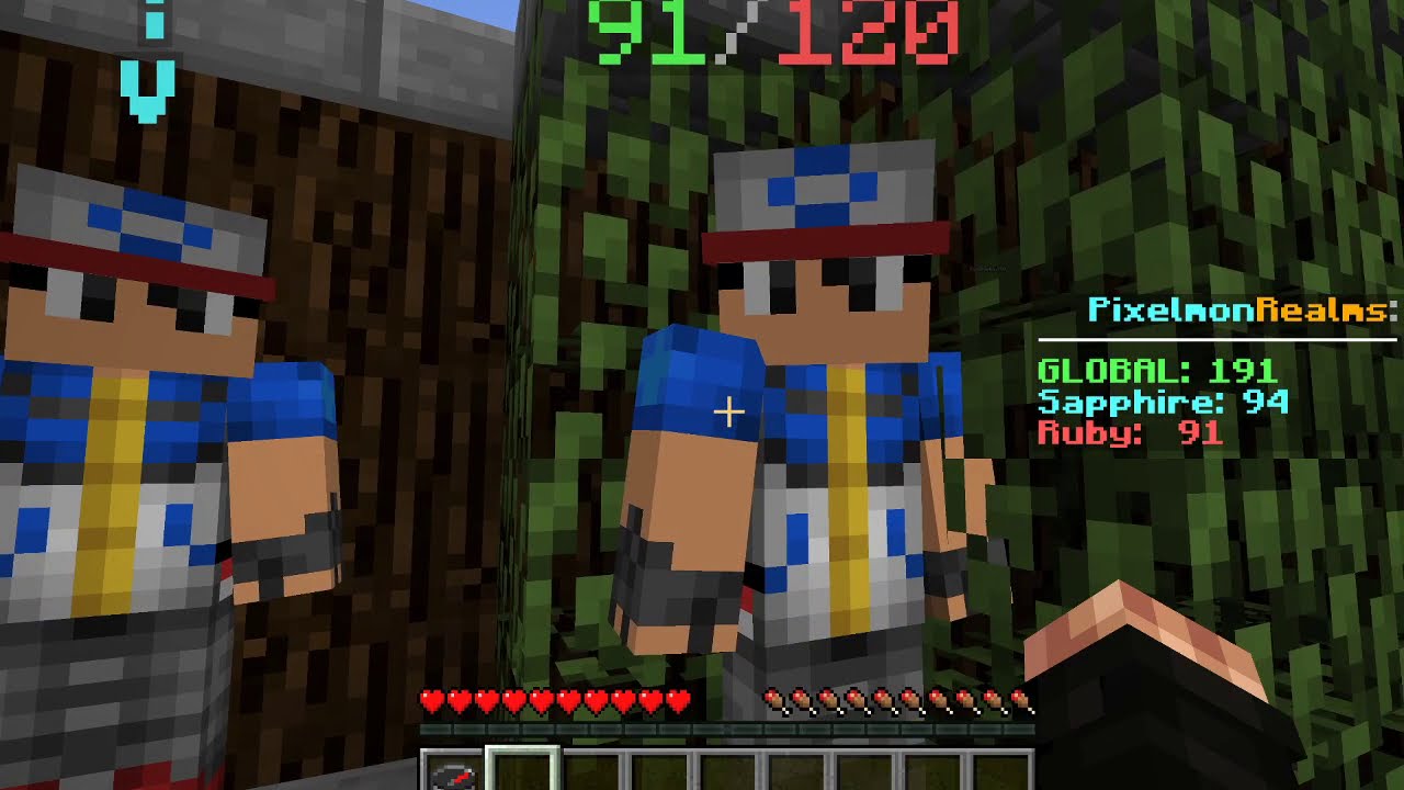 Playing Pixelmon on Pixelmon Realms - YouTube