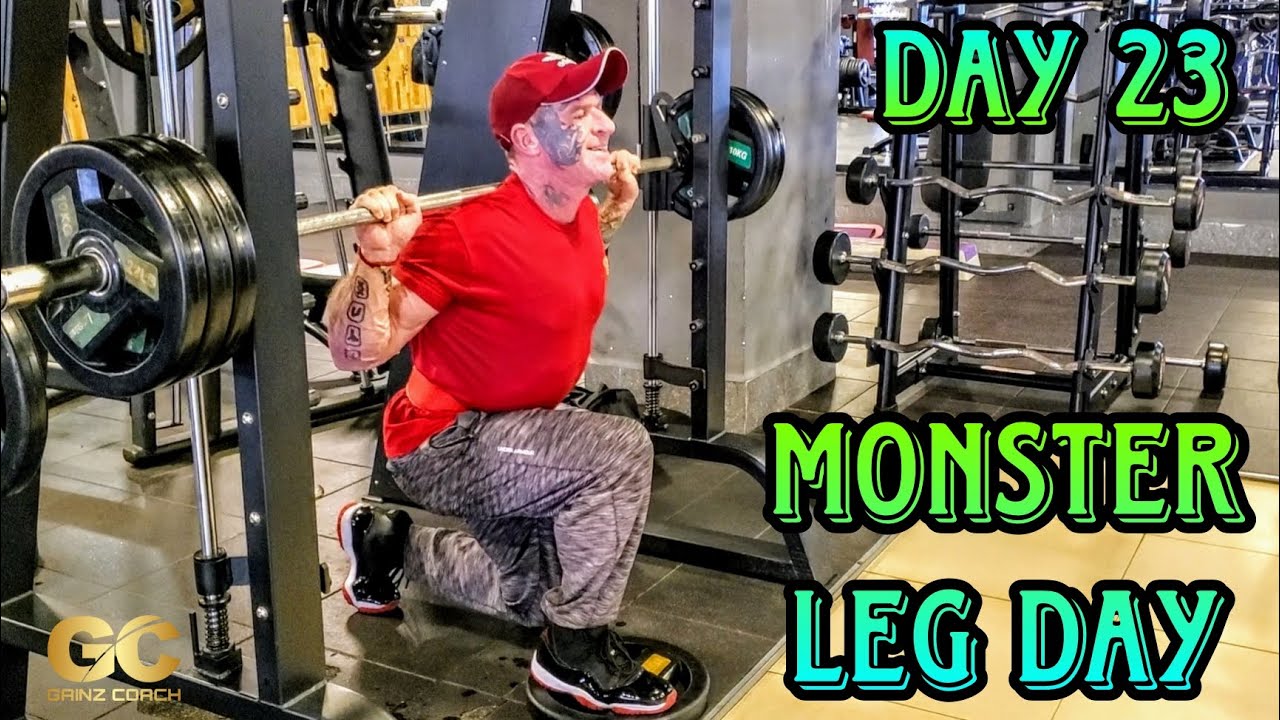 Low Volume High Intensity Training - Day #23 - MONSTER LEG WORKOUT ...