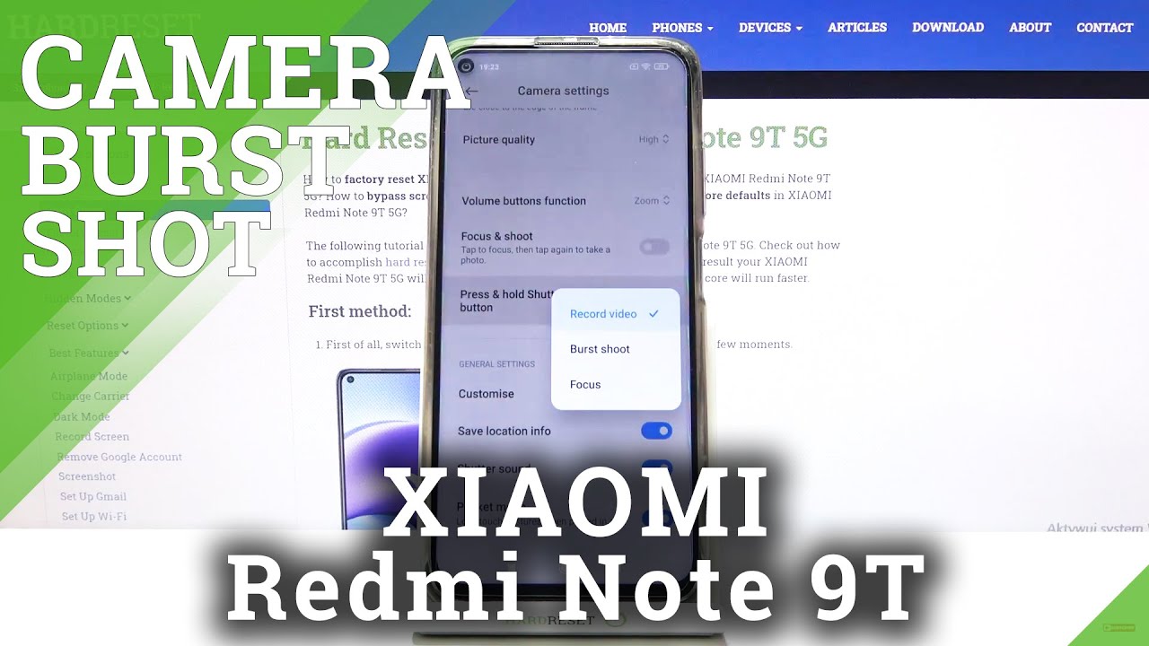 How To Take Multiple Pictures Within Seconds In Xiaomi Redmi Note 9T How To Take Multiple Pictures Within Seconds In Xiaomi Redmi Note 9T