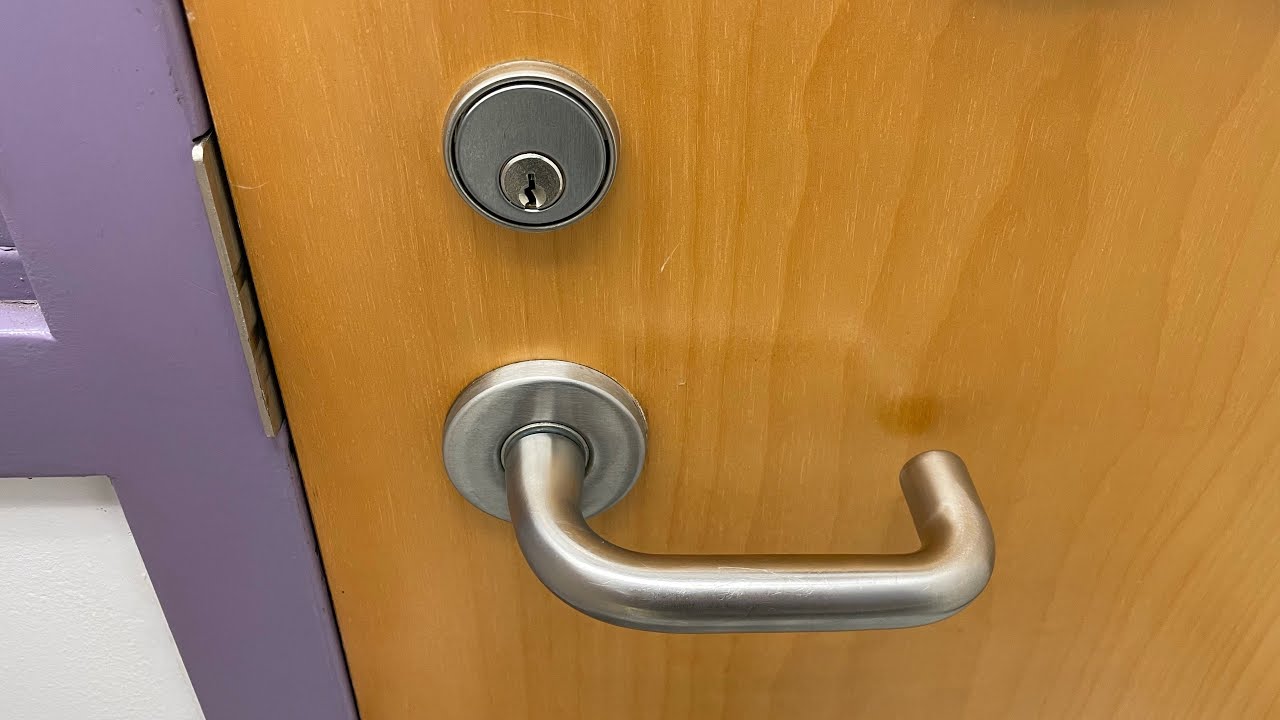 Cool CORBIN Commercial Door Lock - YouTube