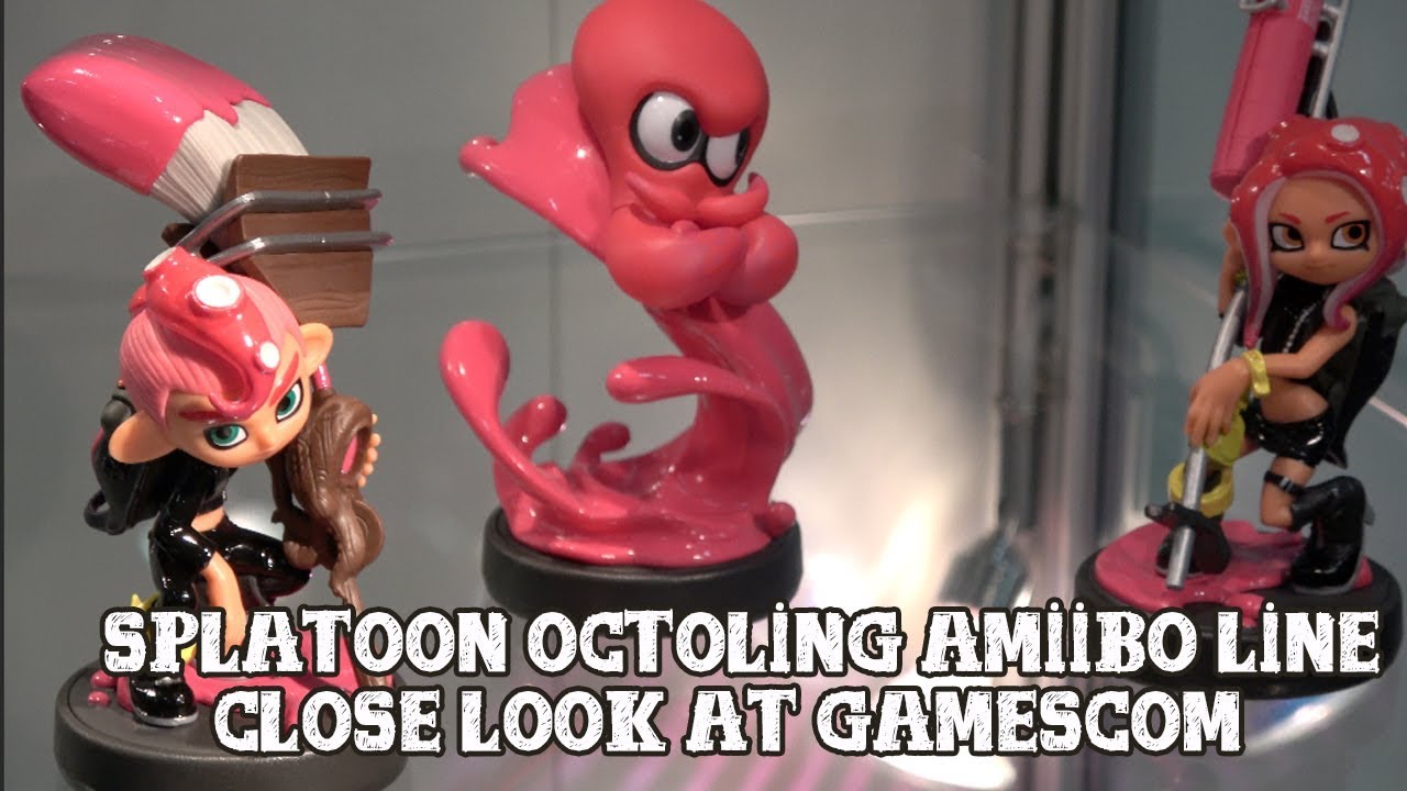 [amiibo] Octoling Splatoon line - Close look - YouTube