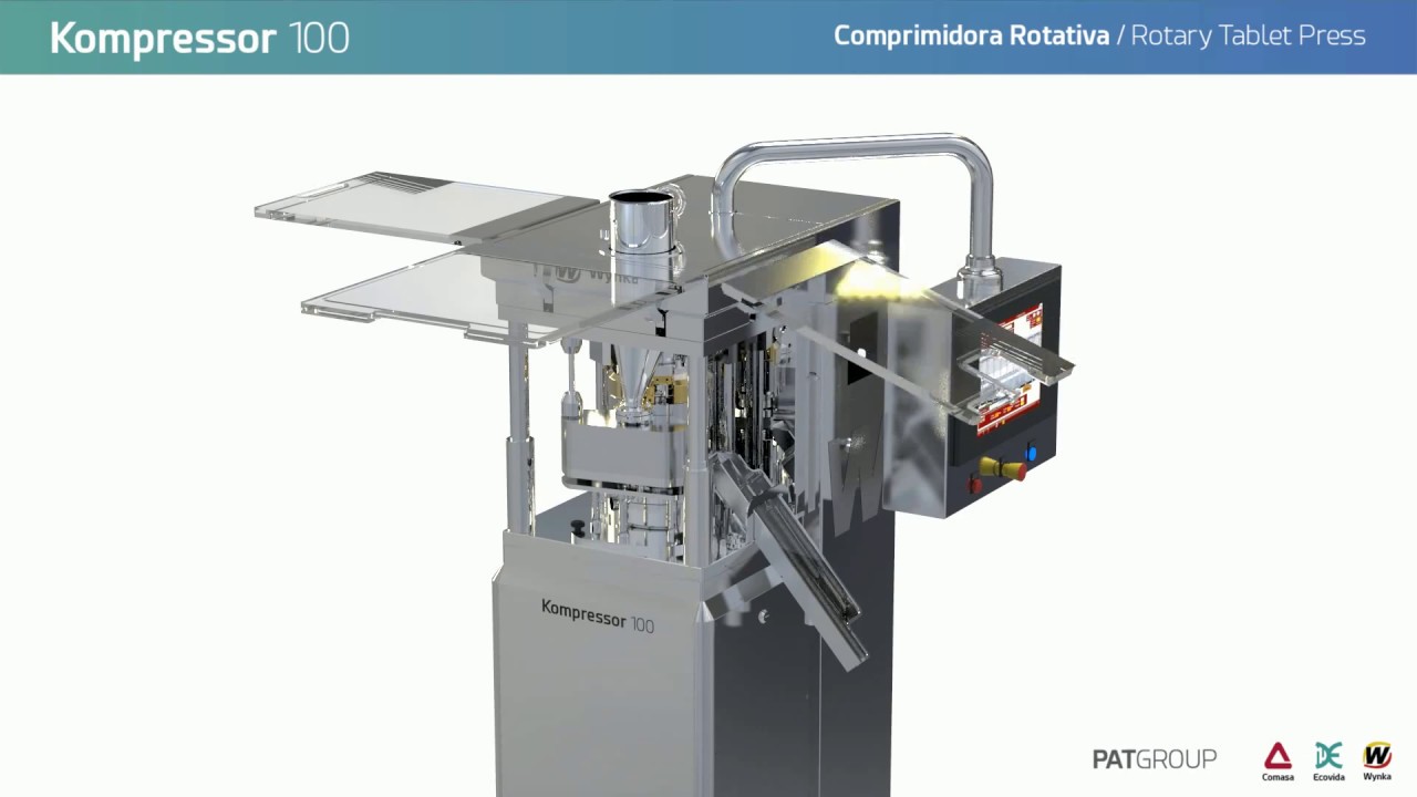 Wynka Kompressor 100 - Rotary Tablet Press / Comprimidora Rotativa ...