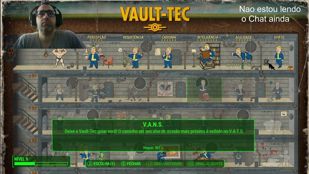 Fallout 4 - Ativando perk VANS ao chegar em Diamond City após 15h de ...