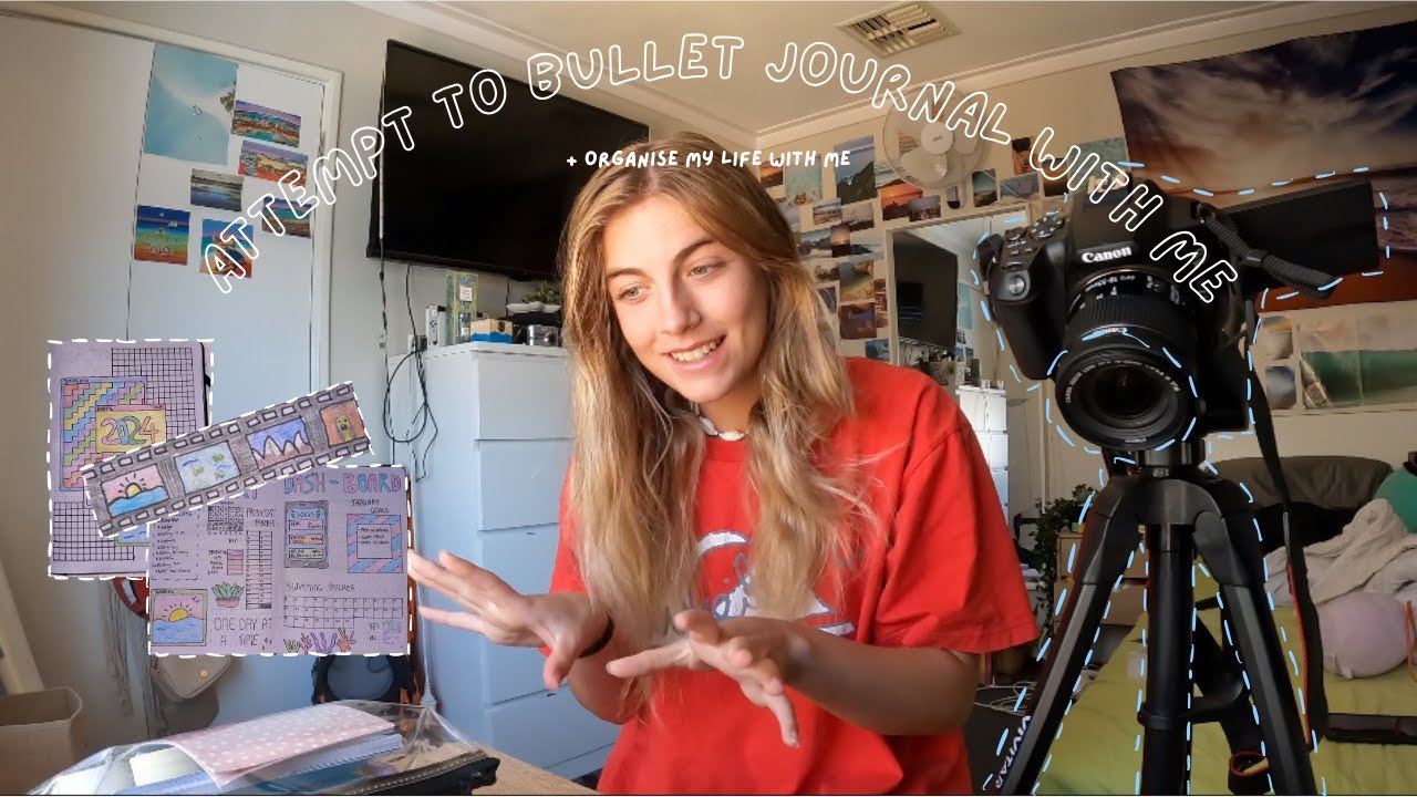ATTEMPT to bullet journal with me... a realistic version | bullet ...