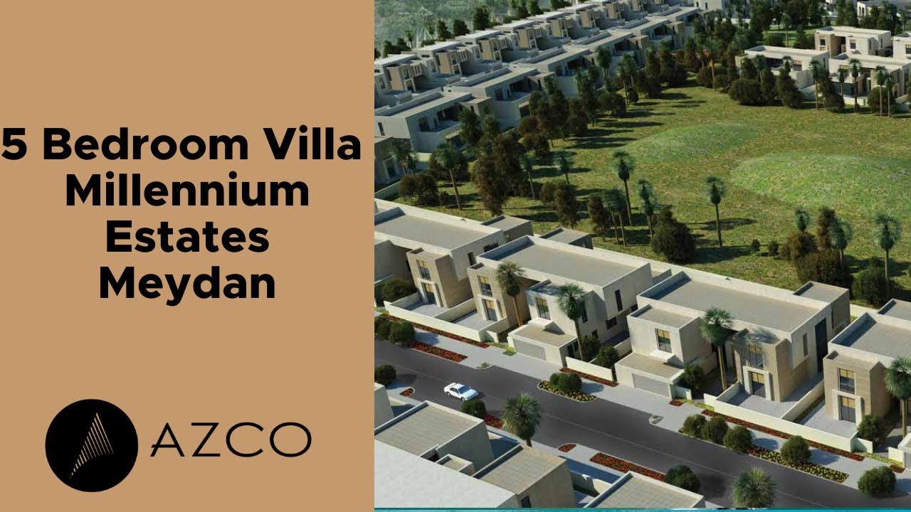 5 Bedroom + Maid's Room + Driver's Room Villa at Millennium Estates ...