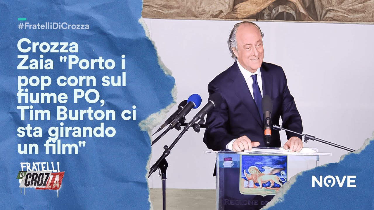 Crozza Zaia "Porto i pop corn sul fiume PO, Tim Burton ci sta girando ...