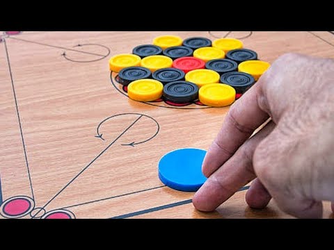 CARROM BOARD POLL KIDS GAME - YouTube