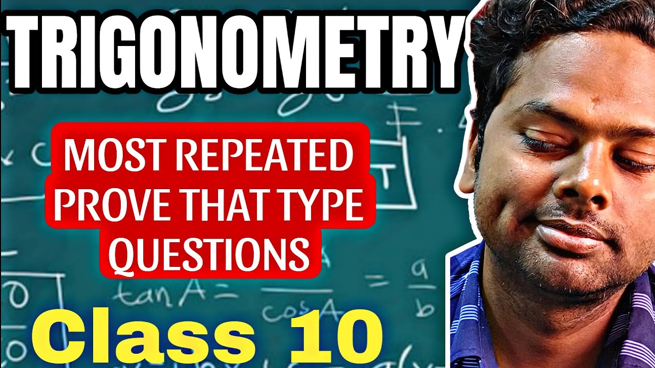 Top 5 Prove that type Trigonometry question class 10 - YouTube