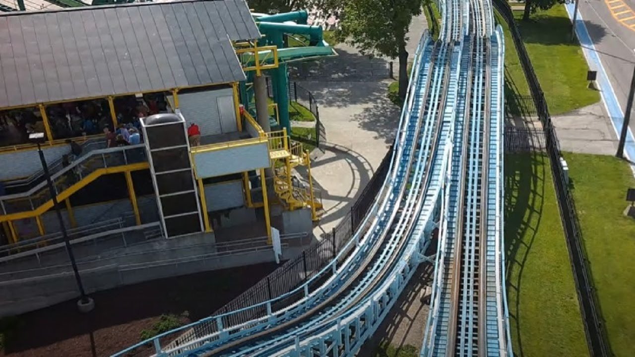 Blue Streak - Cedar Point - Front Row (4K HD POV) - May 2023 - YouTube