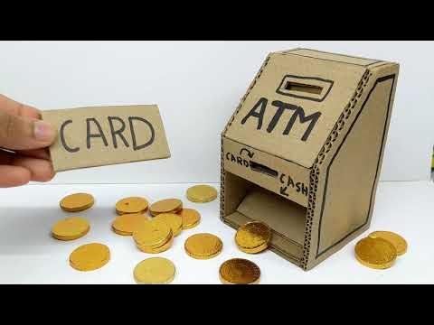 How To Make ATM Machine Cardboard (Without Glue Gun) l DIY ATM l ...