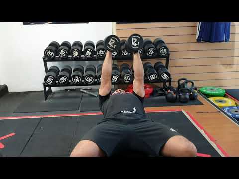 Flat Dumbbell Corkscrew Press - YouTube