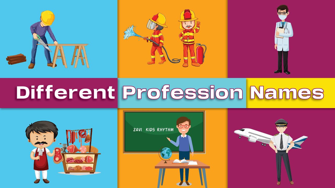 List of Jobs and Occupations in English | Types of Jobs | Professions ...