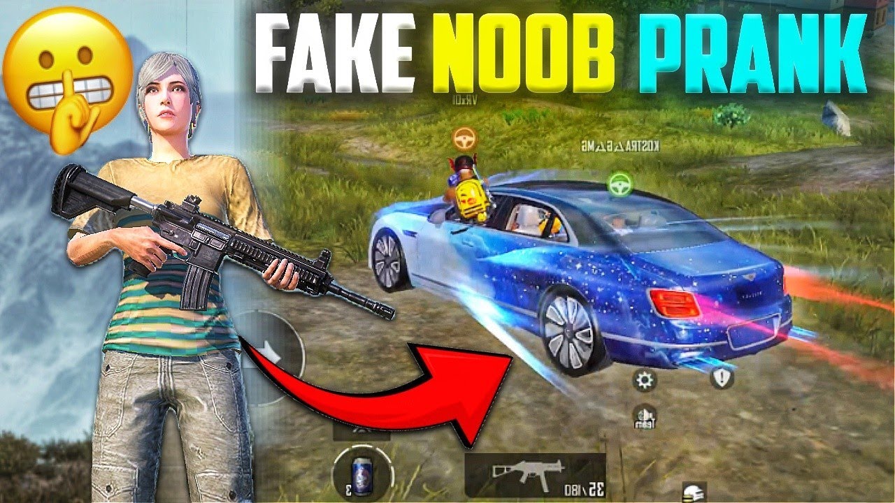 FAKE NOOB PRANK W/ RANDOM TEAMMATES IN BGMI 😂 - YouTube