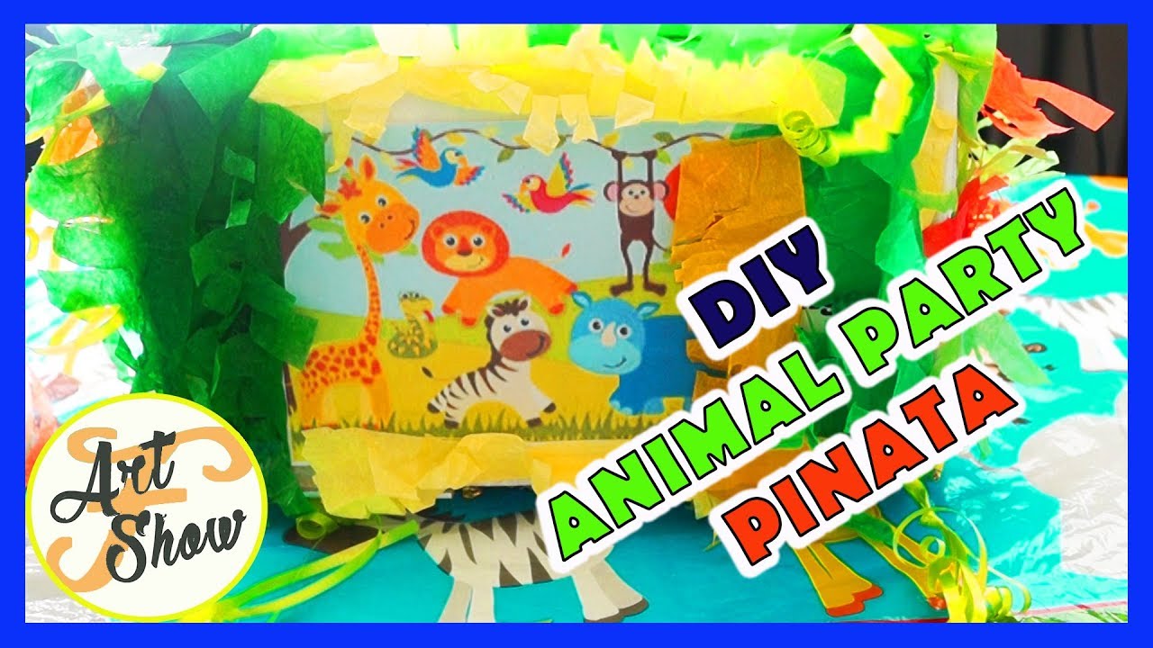 How to make a PINATA | Fatema's Art Show - YouTube