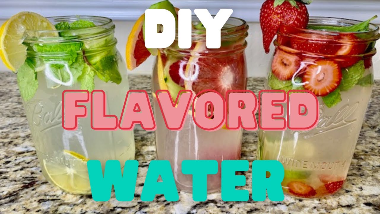 DIY Flavored Water Recipes | Fruit Infused | Vitamin Water - YouTube