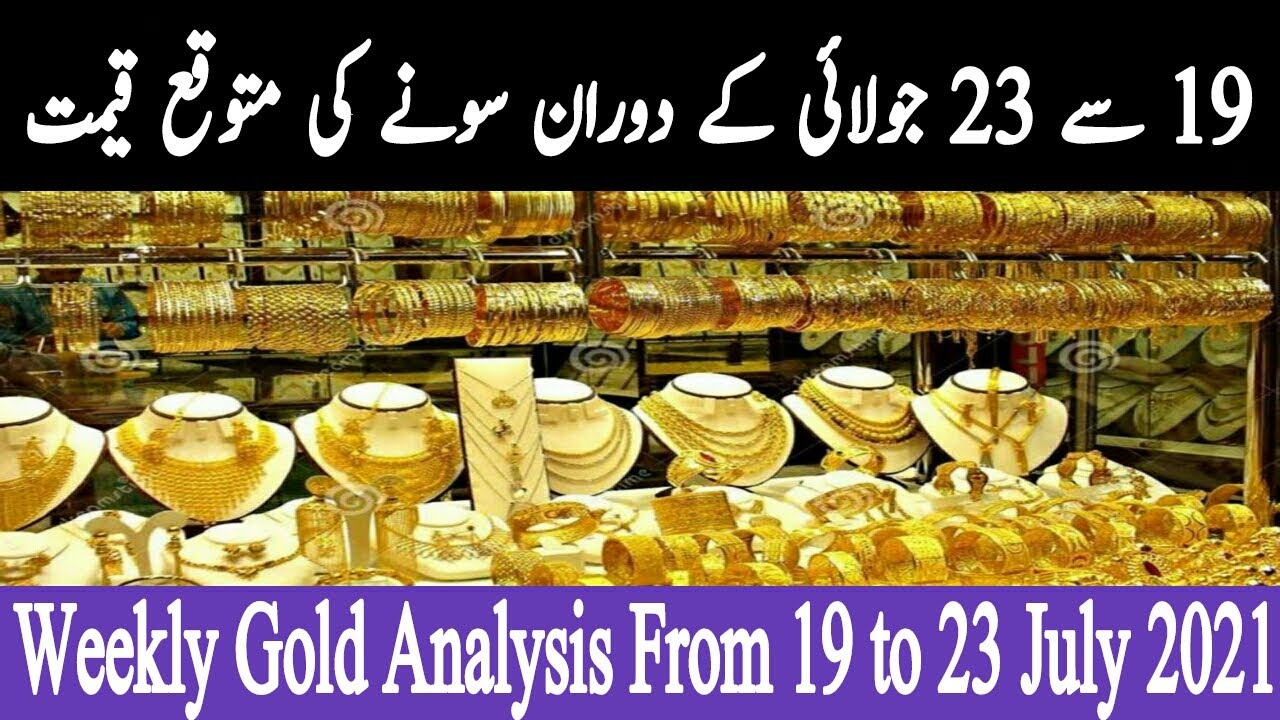 Weekly Gold Analysis | From 19 - 23 July 2021 | Gold Rate Prediction ...